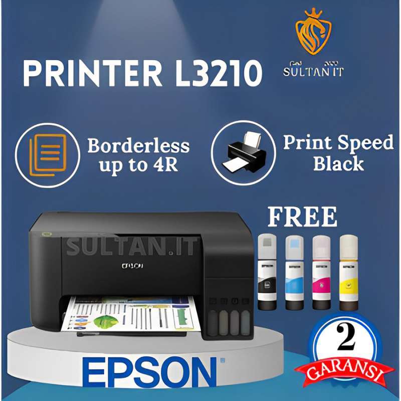 Promo Epson L3210 All In One Ink Tank Printer (print,scan,copy) - Tanpa ...
