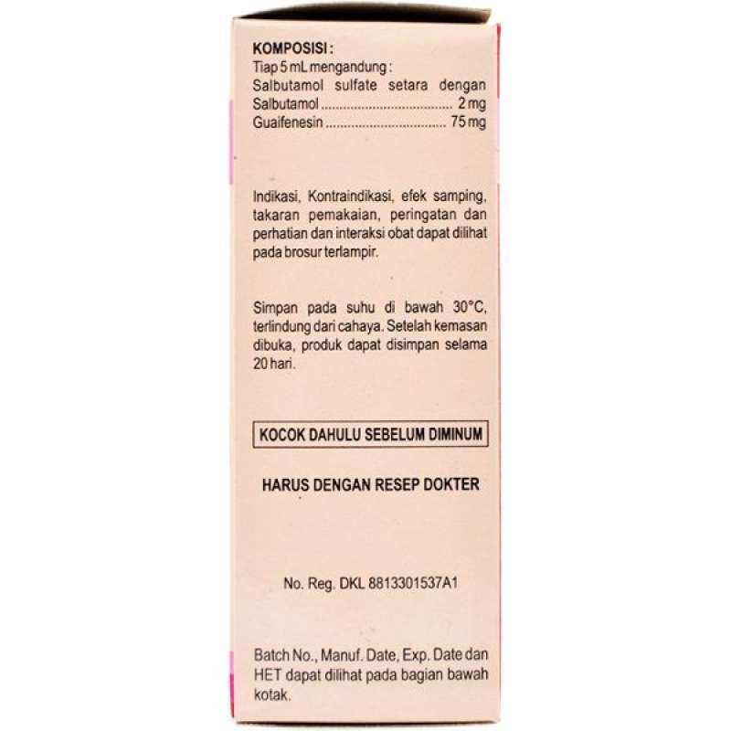 Jual Lasal Expectorant Sirup 100 Ml Di Seller Apotek Mandjur Official ...