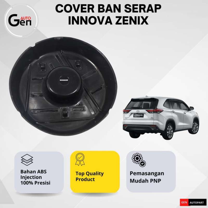 Jual Cover Ban Serap Toyota Innova Zenix Plastik ABS [Top Quality ...