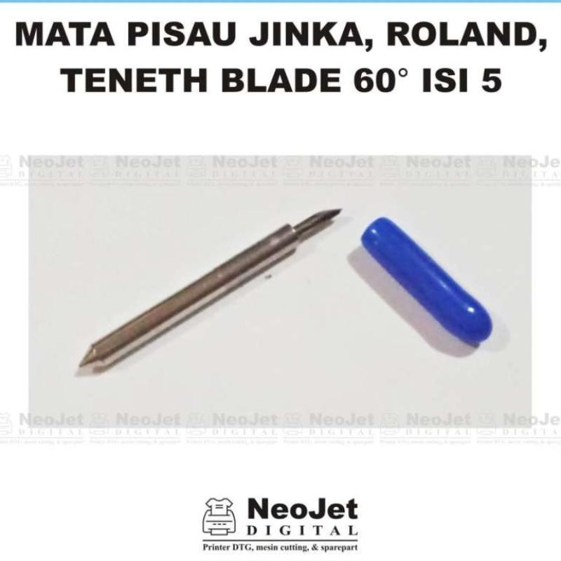 Jual Mata Pisau Jinka Roland Teneth Blade 60 Derajat Isi 5 Di Seller Neojet Digital - Cikokol ...