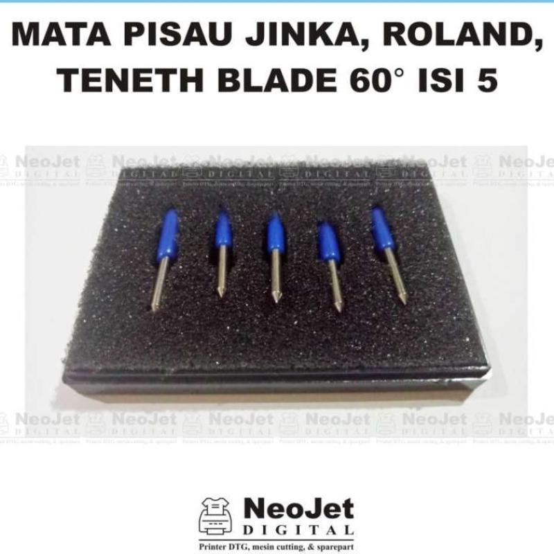 Jual Mata Pisau Jinka Roland Teneth Blade 60 Derajat Isi 5 Di Seller Neojet Digital - Cikokol ...