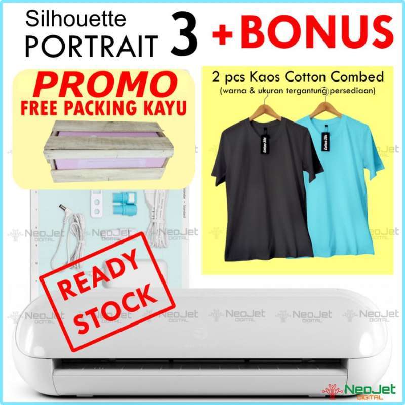 Jual Mesin Cutting Sticker Stiker Sablon Silhouette Cameo Mini Portrait ...