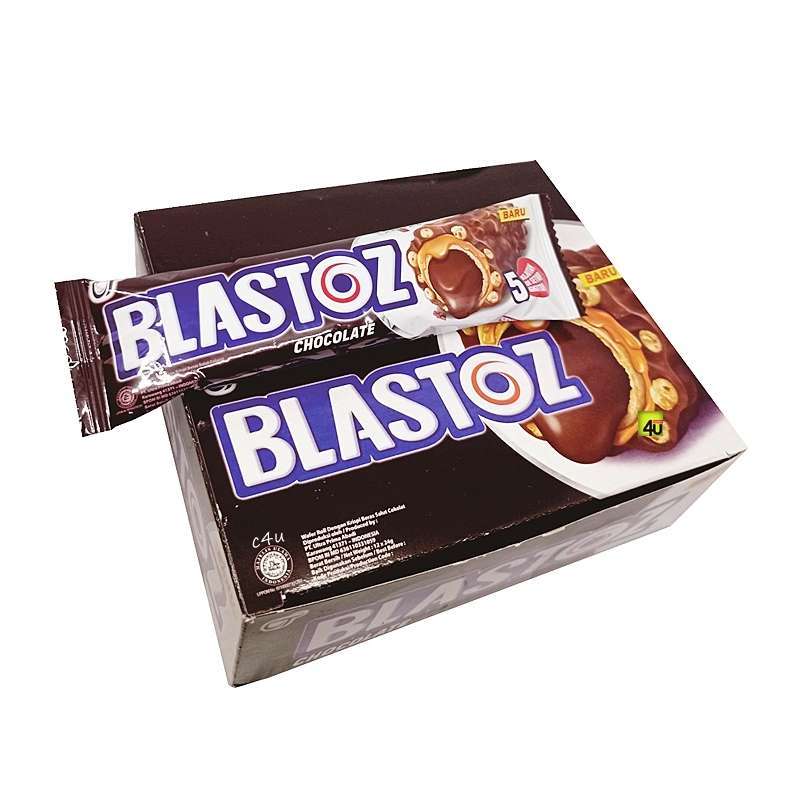 Promo Blastoz - Chocolate Crispy Caramel Wafer Roll - 24gr - Chocolate ...