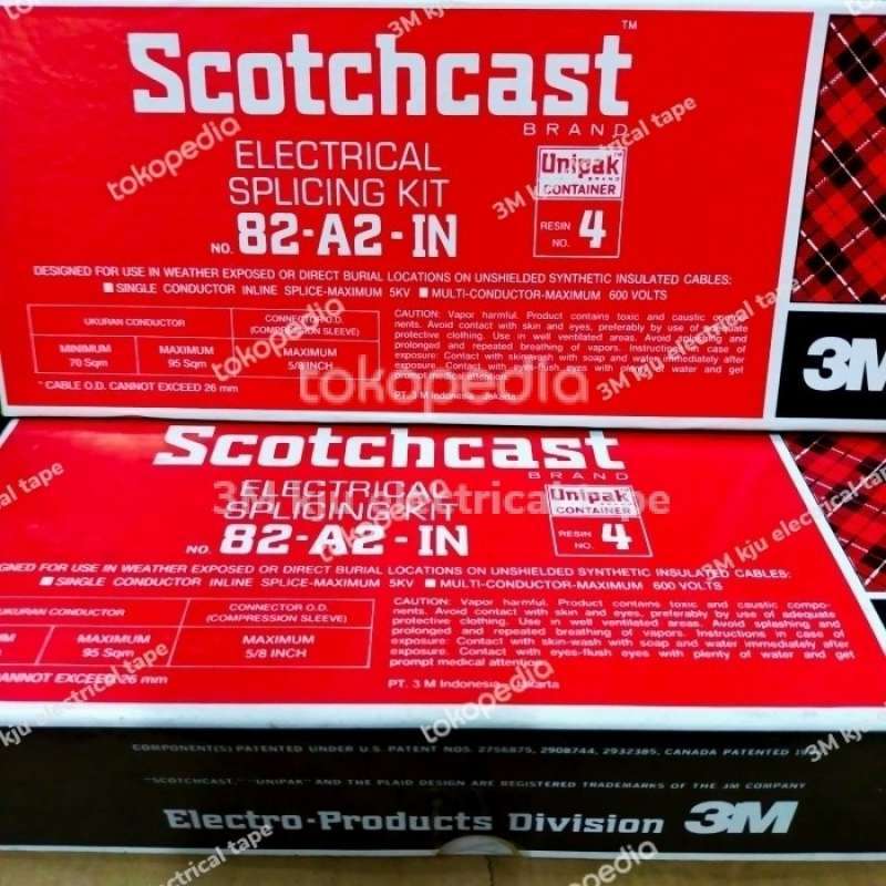 Promo 3M â„¢ Scotchcast â„¢ Inline Resin Power Cable Splice kit 82-A2N ...