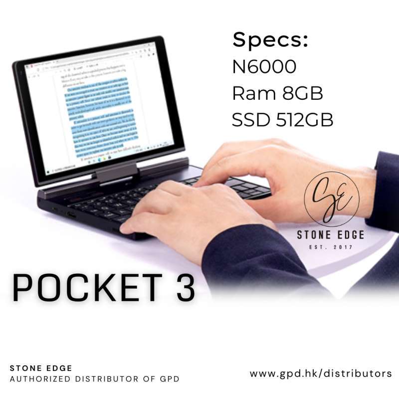 Jual Laptop Mini Pocket Size Gpd Pocket 3 N6000 Ram 8gb Ssd 512gb ...