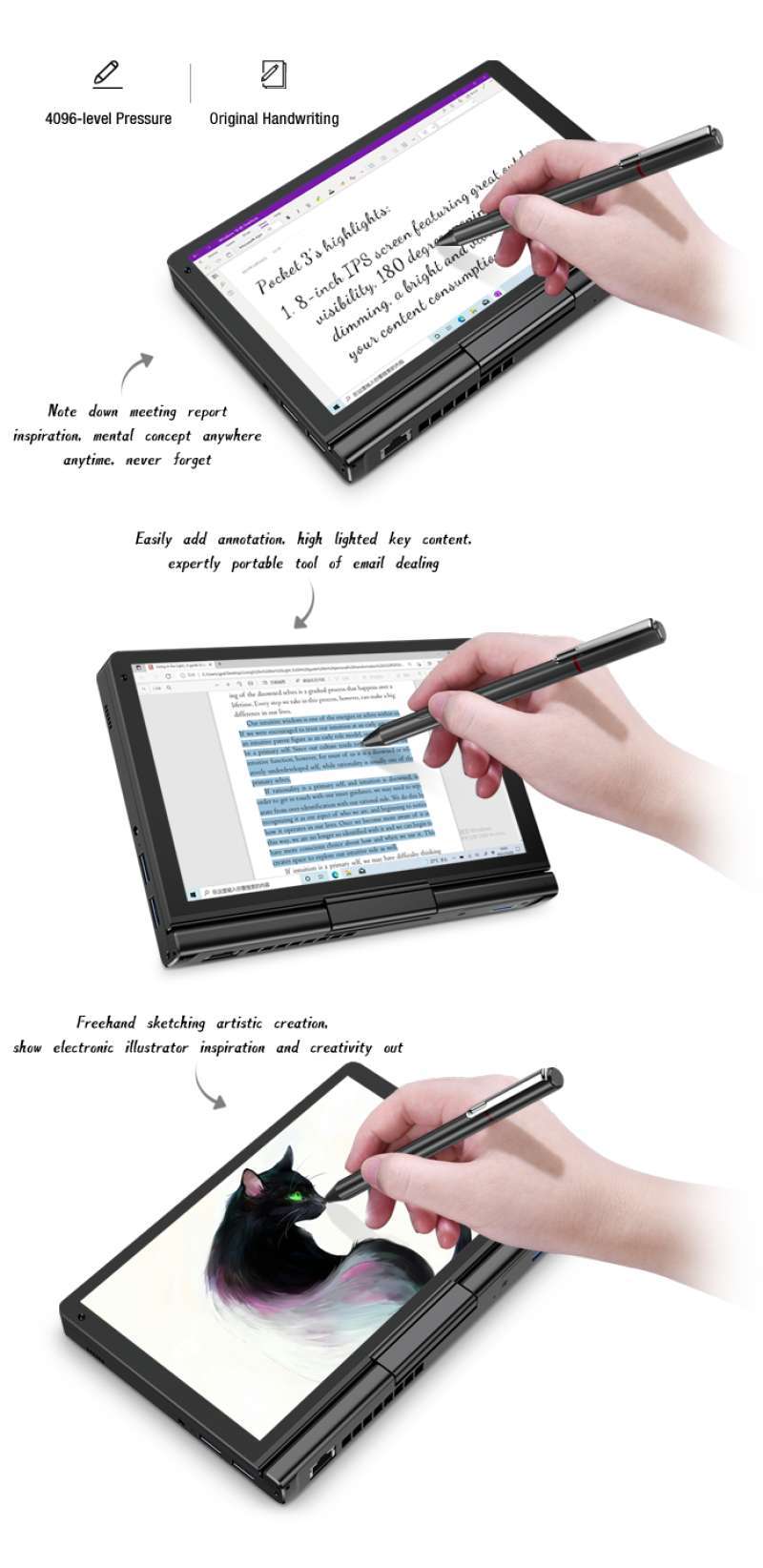 Jual Laptop Mini Pocket Size Gpd Pocket 3 N6000 Ram 8gb Ssd 512gb ...