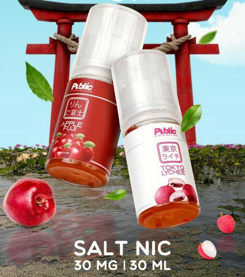 Jual Apple Fuji Saltnic 30mg 30ml Liquid Vape Salt Nic Mint Pods Pod di ...