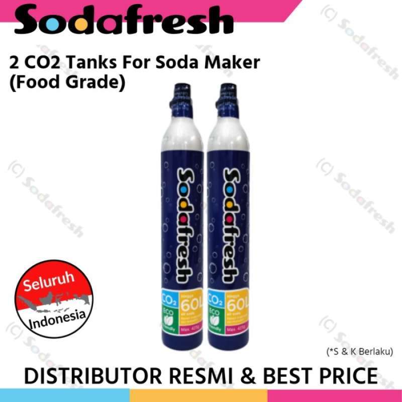 Promo Sodastream Compatible CO2 Cylinder (Refills Available) for Soda ...