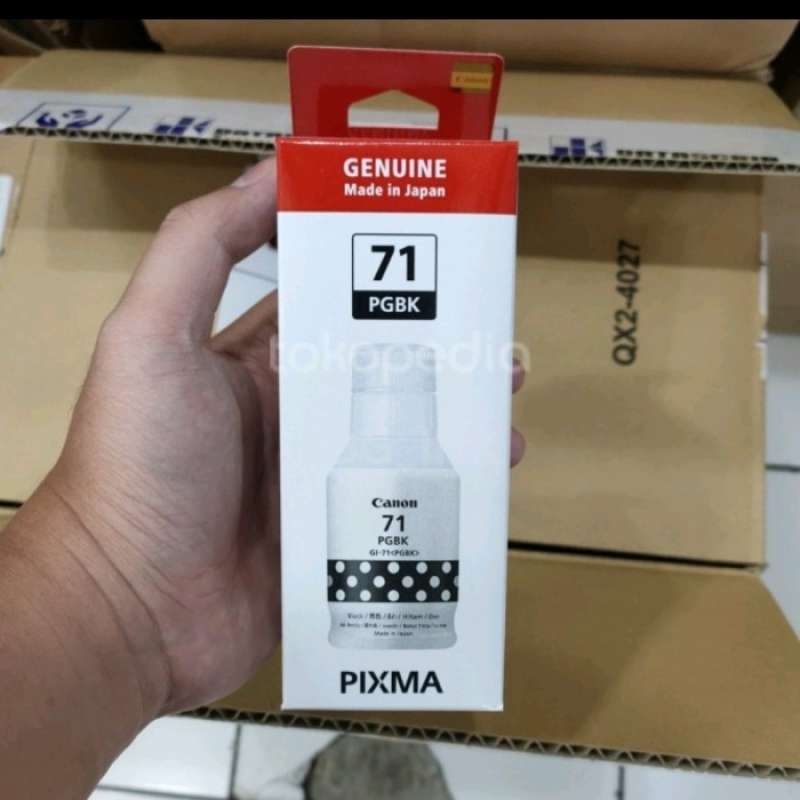 Jual Tinta Canon Pixma 71 Black Original 100% di Seller Thuestore ...
