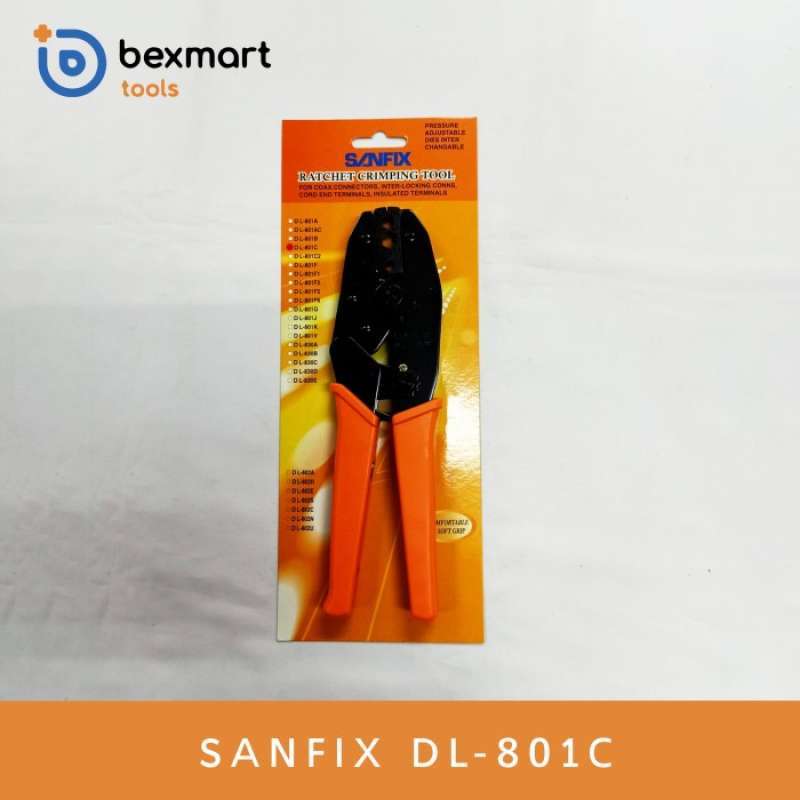 Promo Crimping Tool Coaxial SANFIX Tipe: DL801C - Multicolor Diskon 33% ...