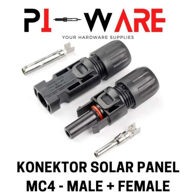 Jual Konektor Mc4 Connector Untuk Solar Panel Surya Mc 4 Per Set ...