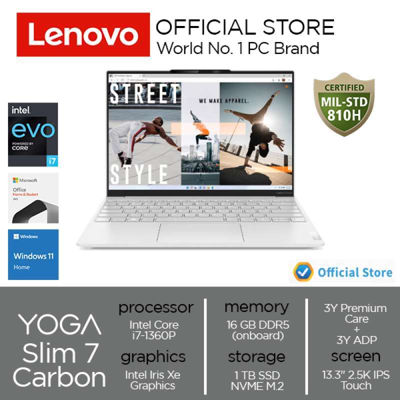 Jual Lenovo Yoga Slim Carbon Irp Core I P Gb Tb W Ohs Di Seller Lenovo Yoga