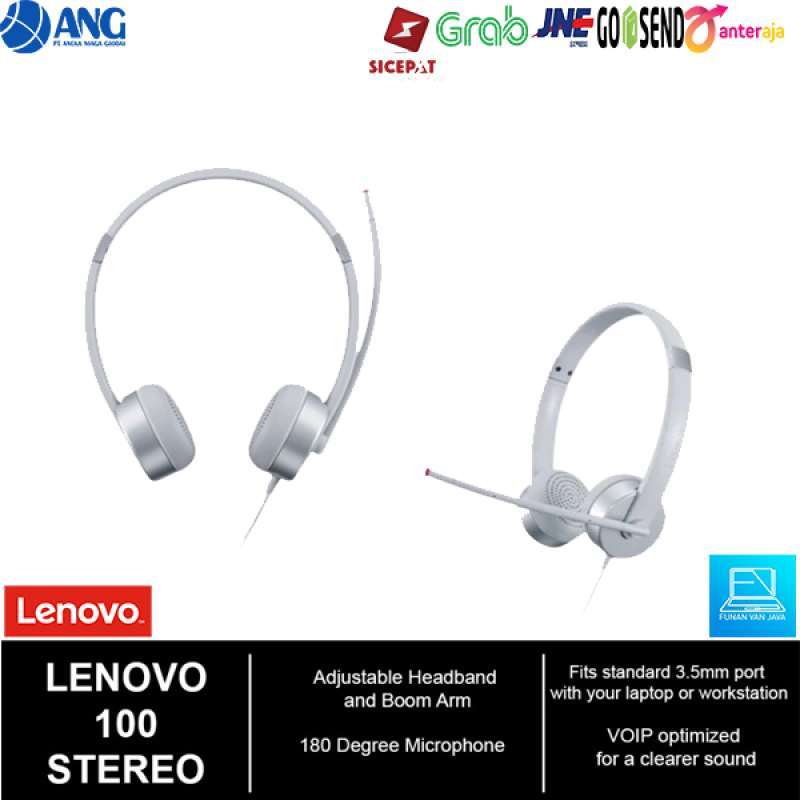 Jual Lenovo Stereo Analog Headset Headphone Original Di Seller Funan Van Java Official Store