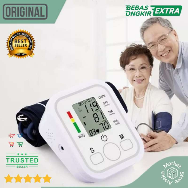 Jual Tensimeter Digital Akurat With Voice / Alat Tensi Darah Digital ...