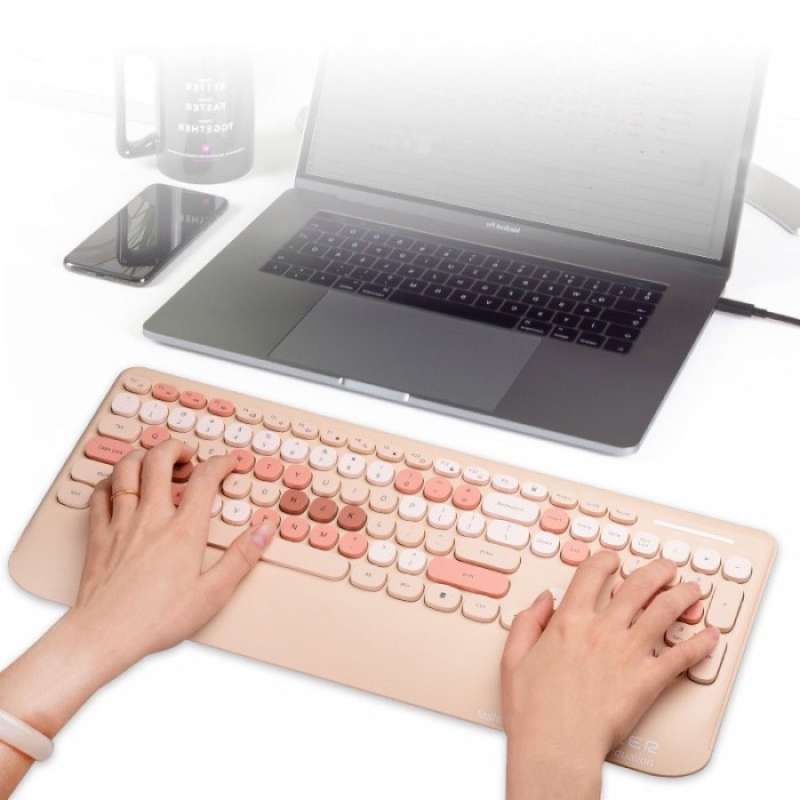 Promo MOFII Wireless Keyboard Mouse Set 2.4G Sandaran Tangan G100 ...