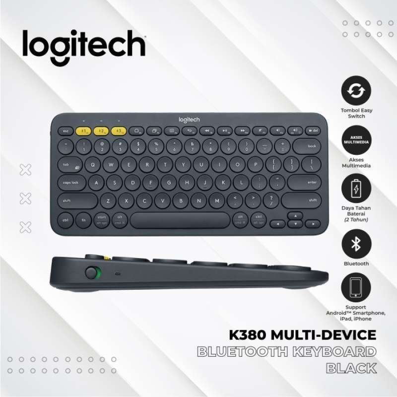 Jual Logitech K380 / K 380 Bluetooth Multi Device Keyboard Berkualitas Di Seller Eunoia Shop ...