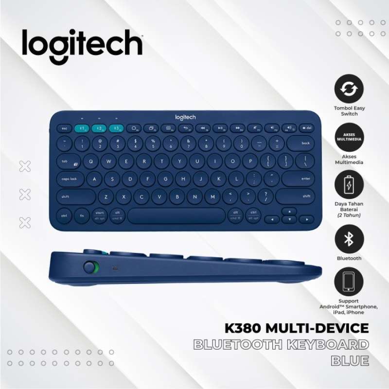 Jual Logitech K380 / K 380 Bluetooth Multi Device Keyboard Berkualitas ...