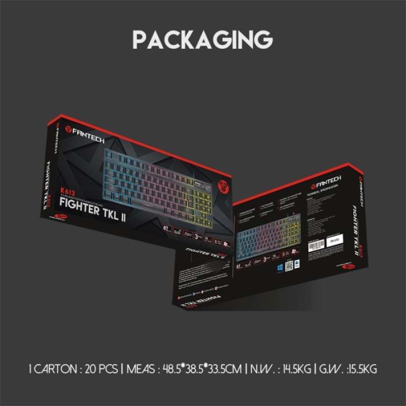 Jual Fantech Fighter K613 Tkl / K613x Tournament Edition Gaming ...