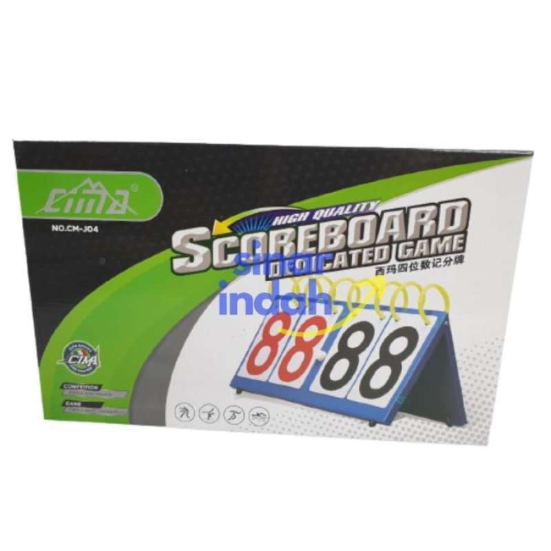 Jual Papan Skor Besi Stainless Steel Futsal Bola Voli Badminton Score ...