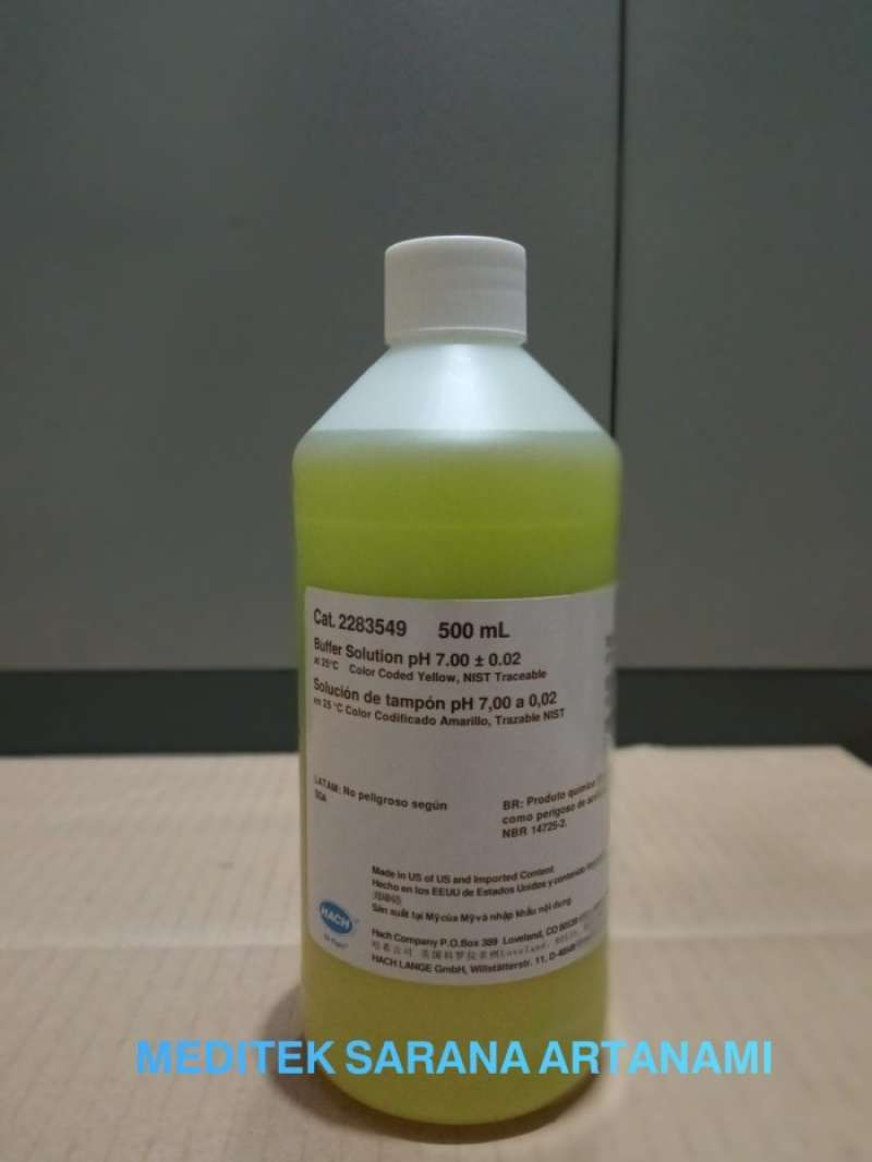 Promo Hach 2283549 Buffer Solution Ph 7 Yellow Color Cap 500 Ml Diskon 17% di Seller Nizar Store ...