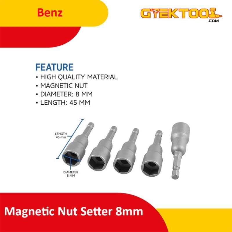 Non-magnetic Impact Bit Wera Stainless Steel Nut Setter Bit – 8mm X ...