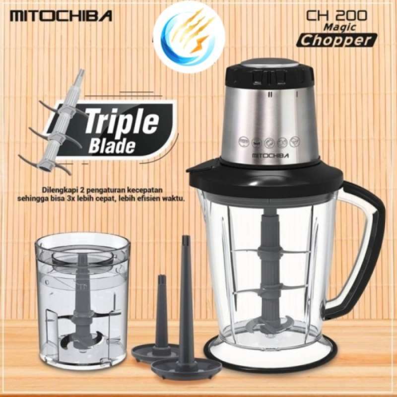 Promo Chopper Mitochiba Ch 200 Food Chopper & Processor Mitochiba Terbaru Diskon 23% di Seller ...