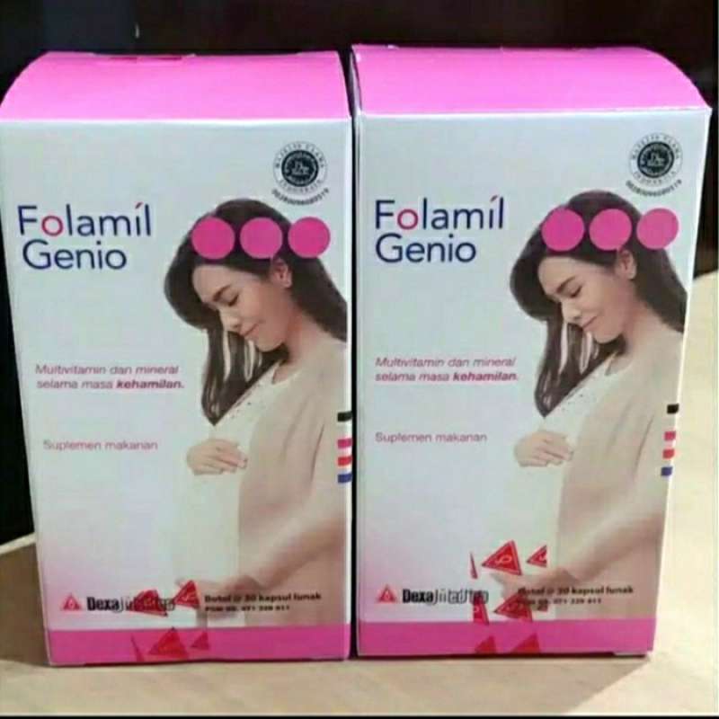 Promo Folamil Genio 30 Kapsul Multivitamin Ibu Hamil Diskon 23% di ...