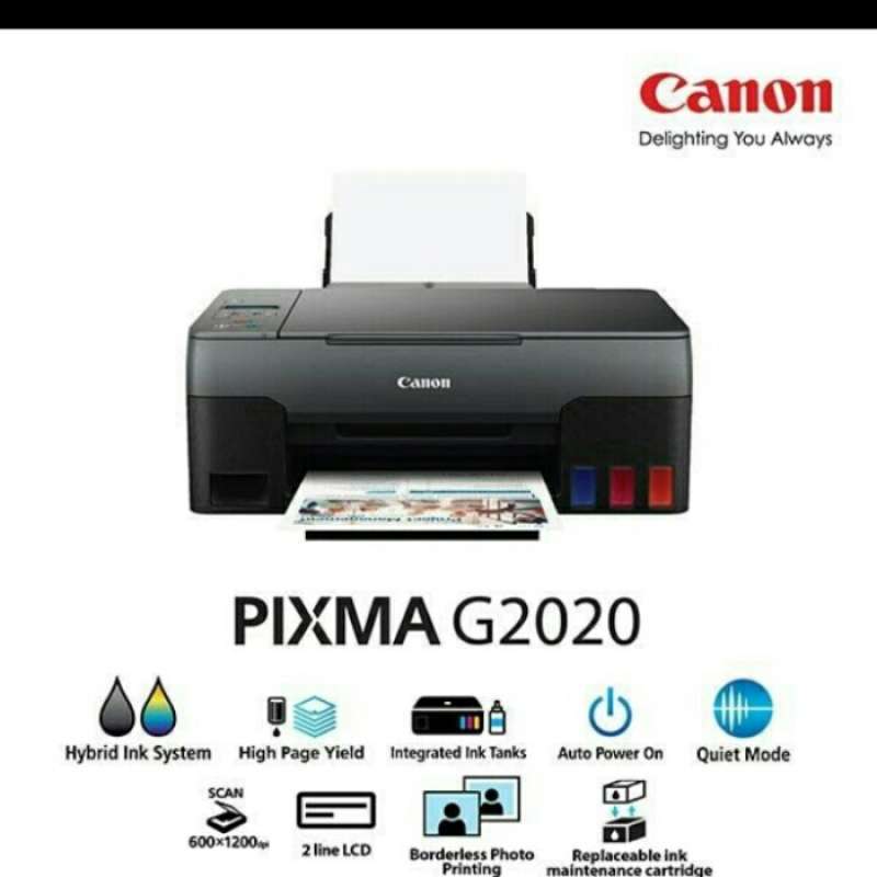 Promo Printer Canon PIXMA G2020 All-in-OneInk Tank(Print,Scan,Copy)ORI ...