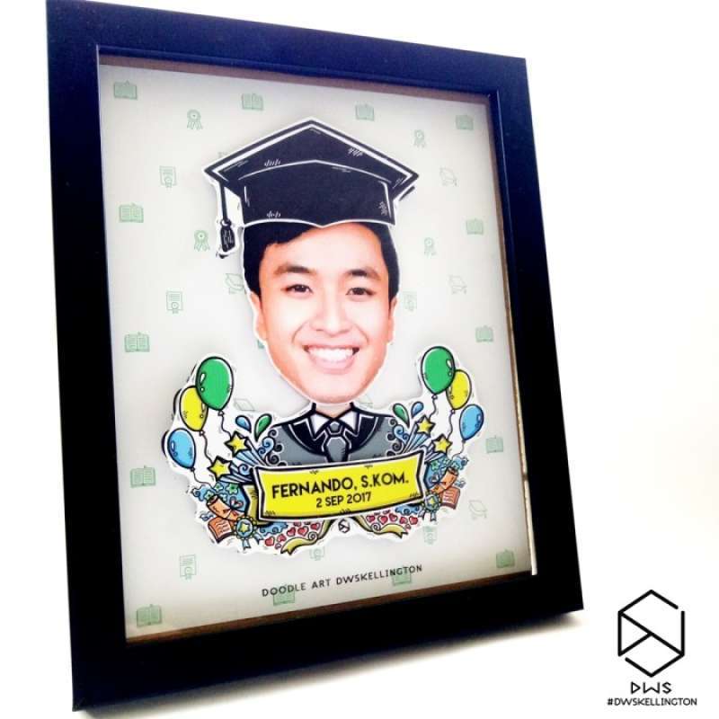 Jual Doodle Art Bingkai Wisuda Pop Up Frame Graduation Souvenir Di ...