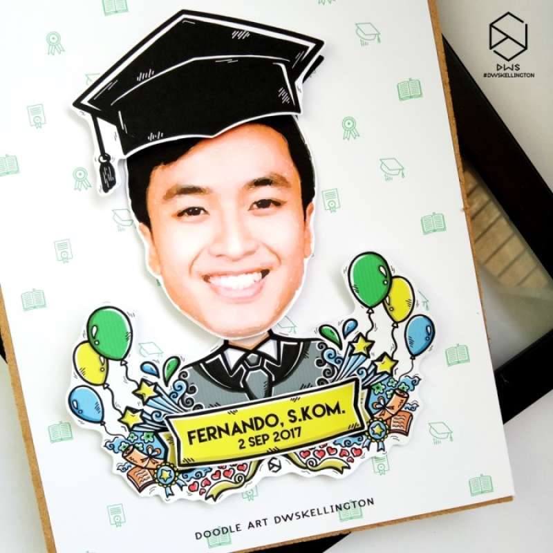 Jual Doodle Art Bingkai Wisuda Pop Up Frame Graduation Souvenir Di ...