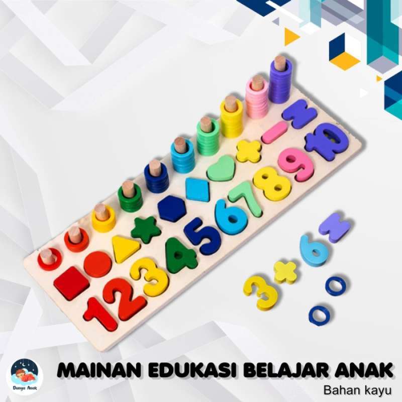 Jual Mainan edukasi belajar anak hitung angka dan huruf matematika ...
