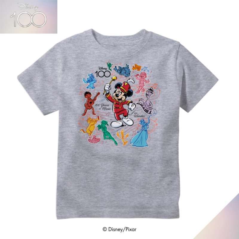 Promo Disney Kids Tshirt / Kaos Anak Disney 100 D1004 - Xs Abu Misty ...