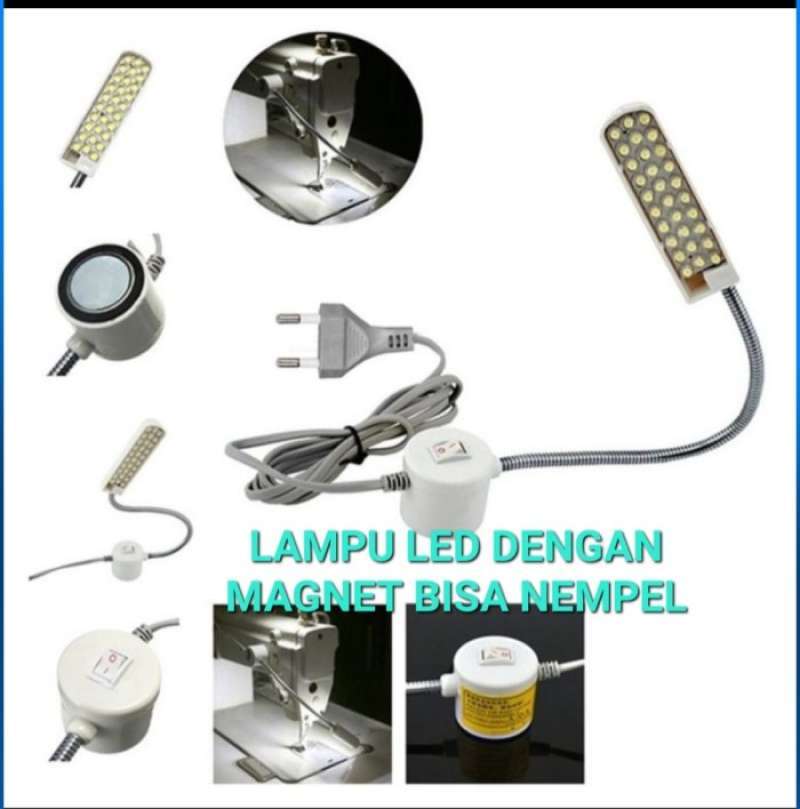 Promo ORIGINAL LAMPU LED 30 TITIK BELAJAR TEMPEL MAGNET BELALAI SAKLAR ...