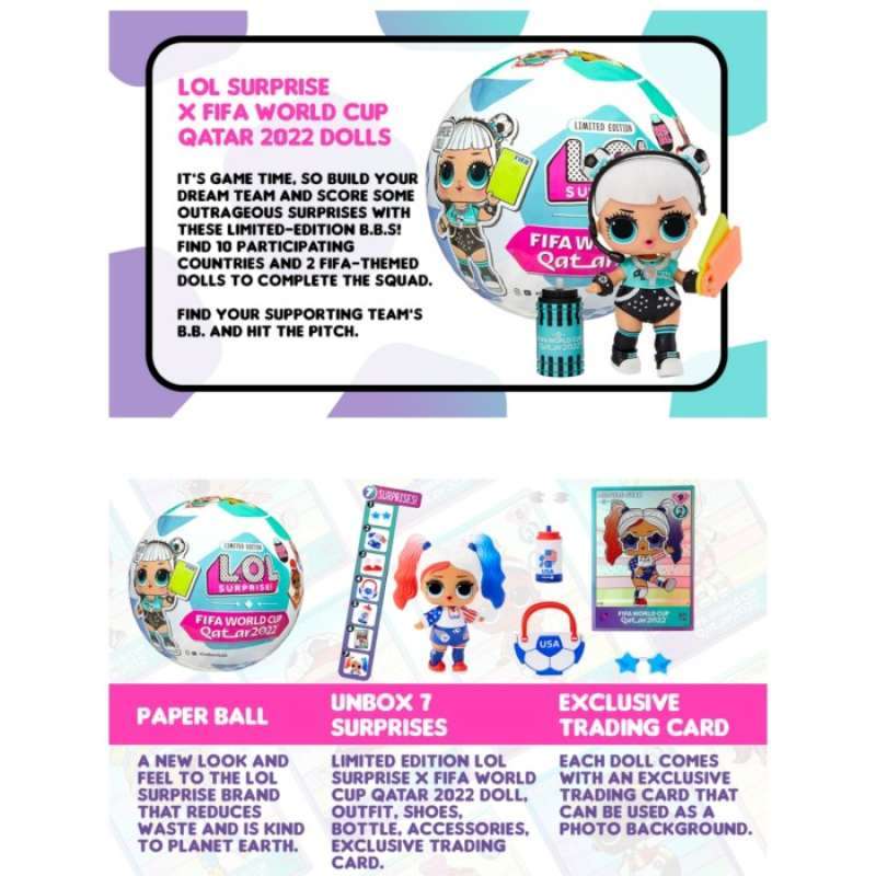 Jual Lol Surprise X Fifa World Cup Qatar 2022 Limited Edition Dolls Di ...