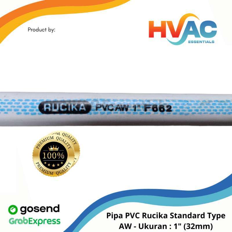 Jual Pipa Pvc Rucika Standard Type Aw - Ukuran : 1 (32mm) Per Meter Di ...