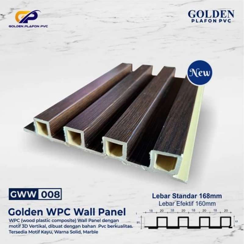 Jual Wpc Wall Panel Dinding Gww008 Di Seller Indah Home Living - Tegal ...