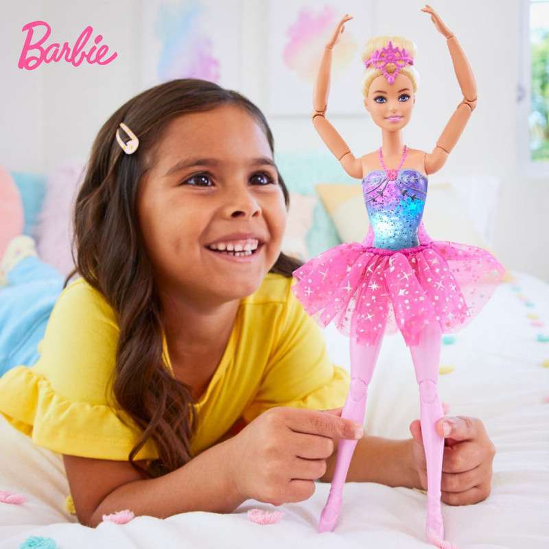 Promo Barbie Dreamtopia Twinkle Lights Ballerina Doll - Mainan Boneka ...