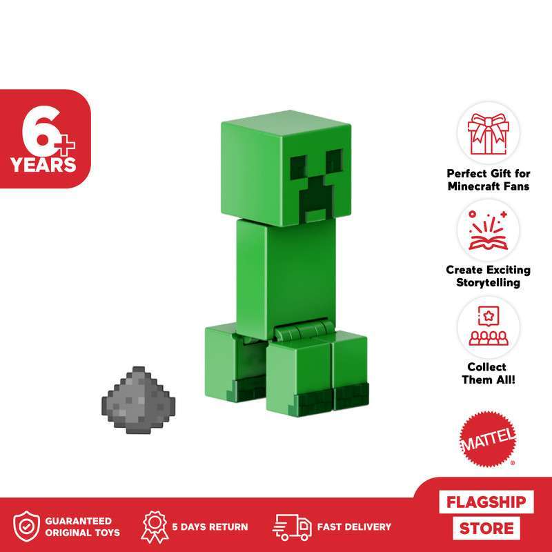 Jual Minecraft Build a Portal Creeper Figure - Mainan Action Figure di ...