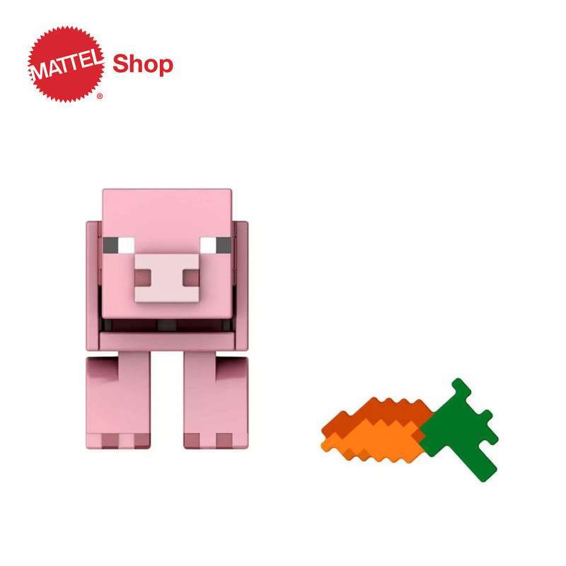 Promo Minecraft Build A Portal Pig Figure - Mainan Action Figure Diskon ...