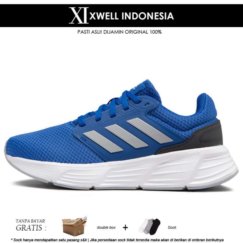 Promo SEPATU LARI ADIDAS GALAXY 6 RUNNING ROAD ORIGINAL GW4143 Diskon ...