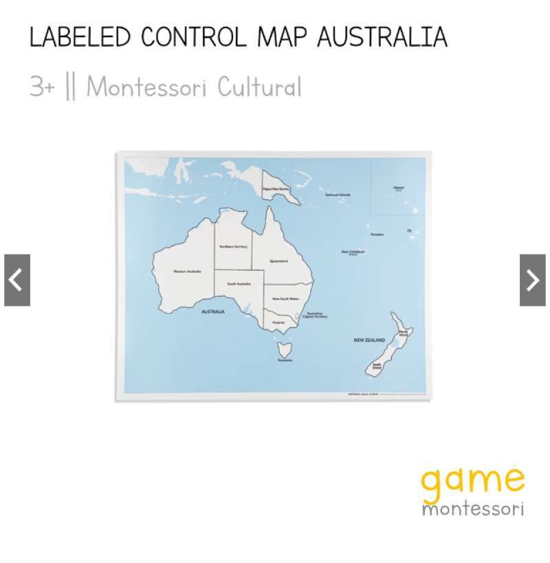 Labeled Asia Control Map