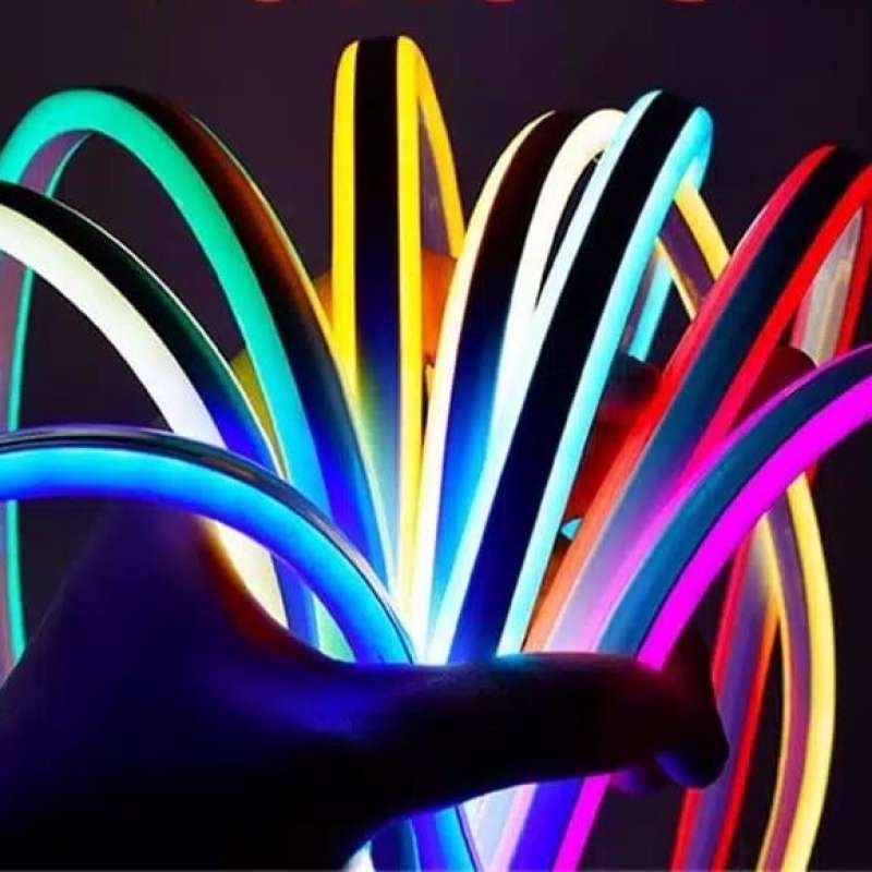 Jual NEON FLEX 15 METER + SOKET 220V LED NEON FLEXIBEL SELANG SUSU di ...