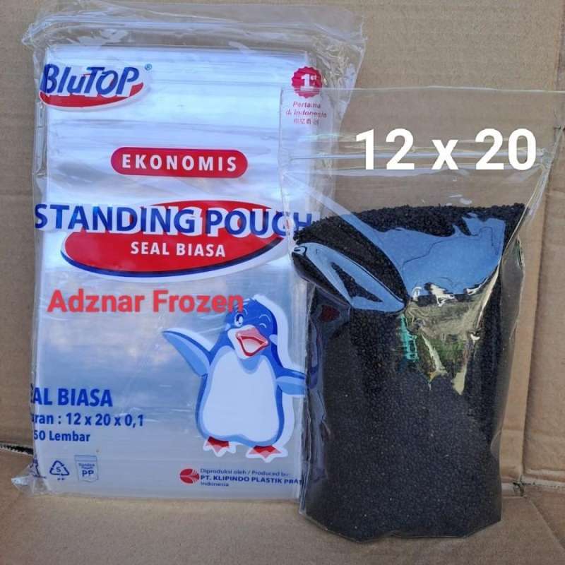 Jual Plastik Standing Pouch 12x20 Di Seller Adznar Frozen Pasar 3 ...
