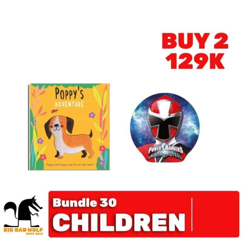 Promo Bundle Book: POPPY'S ADVENTURE & POWER RANGERS-NINJA STEEL Diskon ...