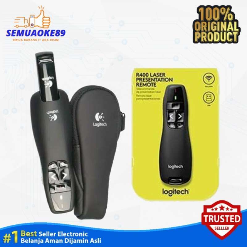 Jual Logitech R400 - Logitech Presenter , Wireless Presenter, Laser ...