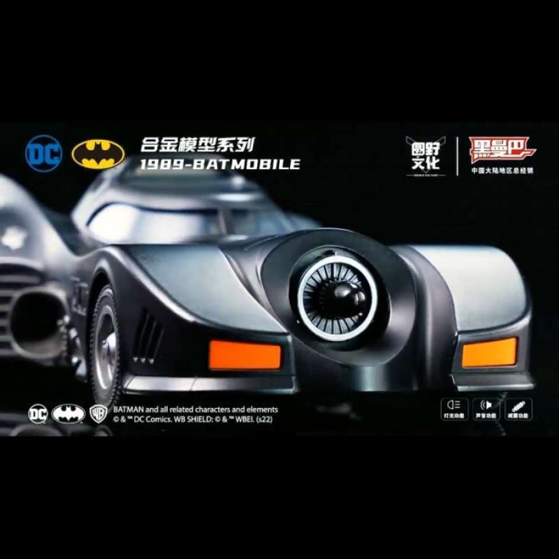 Promo Diecast Mobil Batman 1989 Batmobile Skala 1:18 Black Mamba Bmb ...