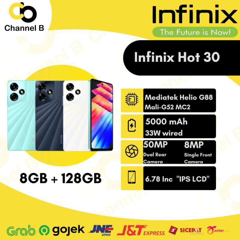 Jual Infinix Hot 30 [ 8GB / 128GB ] Smartphone - Garansi Resmi di Seller Channel B Official ...