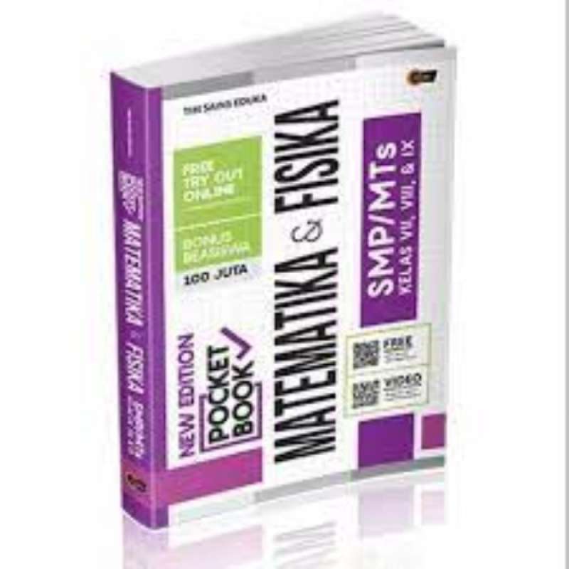 Jual New Edition Pocket Book Matematika & Fisika Smp/mts Kelas Vii, Viii, & Di Seller Emerald ...