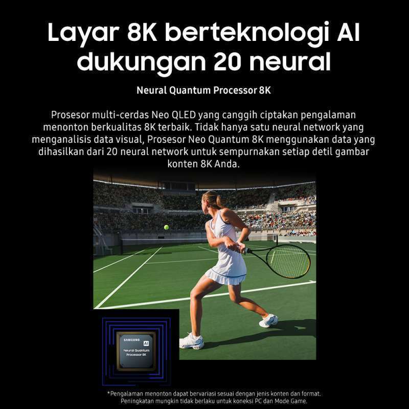 Promo Samsung Smart Tv 85 Inch Neo Qled 8k Qn900b Dengan Quantum Matrix Technology Pro ...