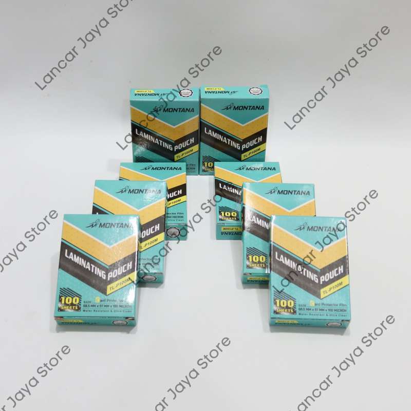 Jual Plastik Laminating KTP / Laminating KTP Montana 100 - Micron di ...